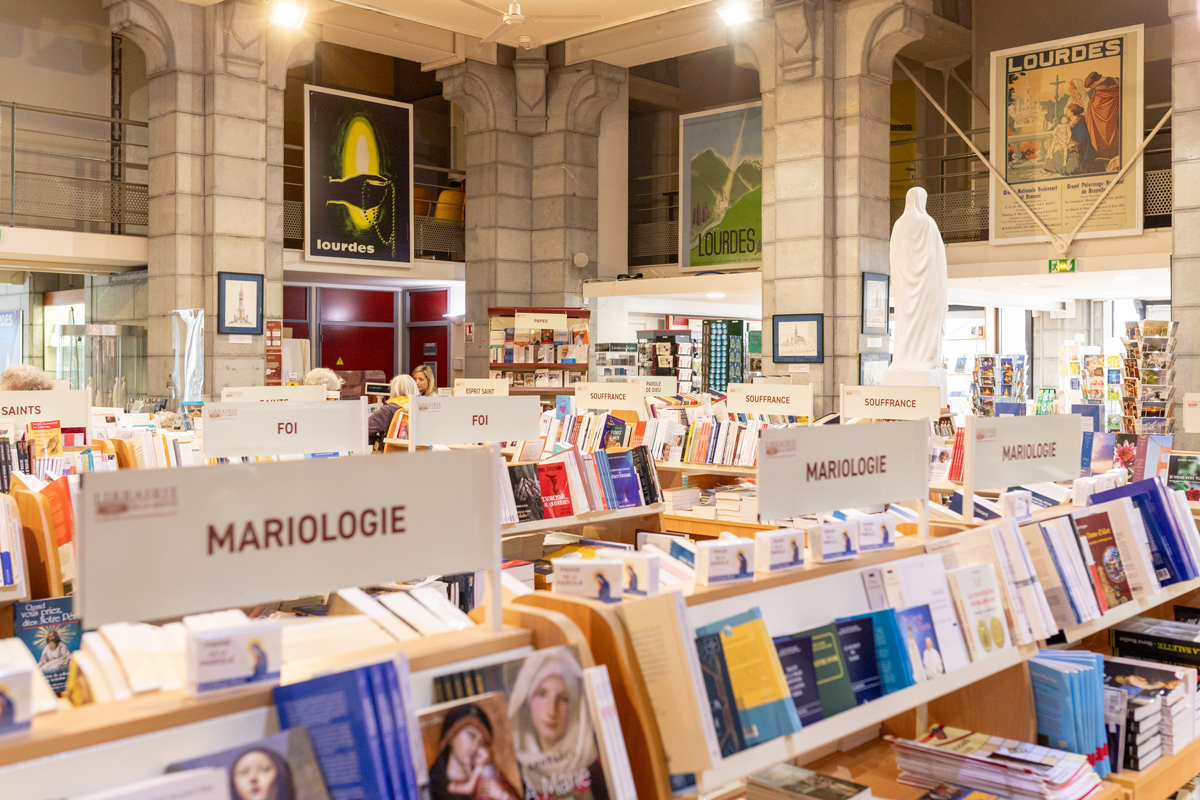 La librairie de la Grotte - Sanctuaire Notre-Dame de Lourdes